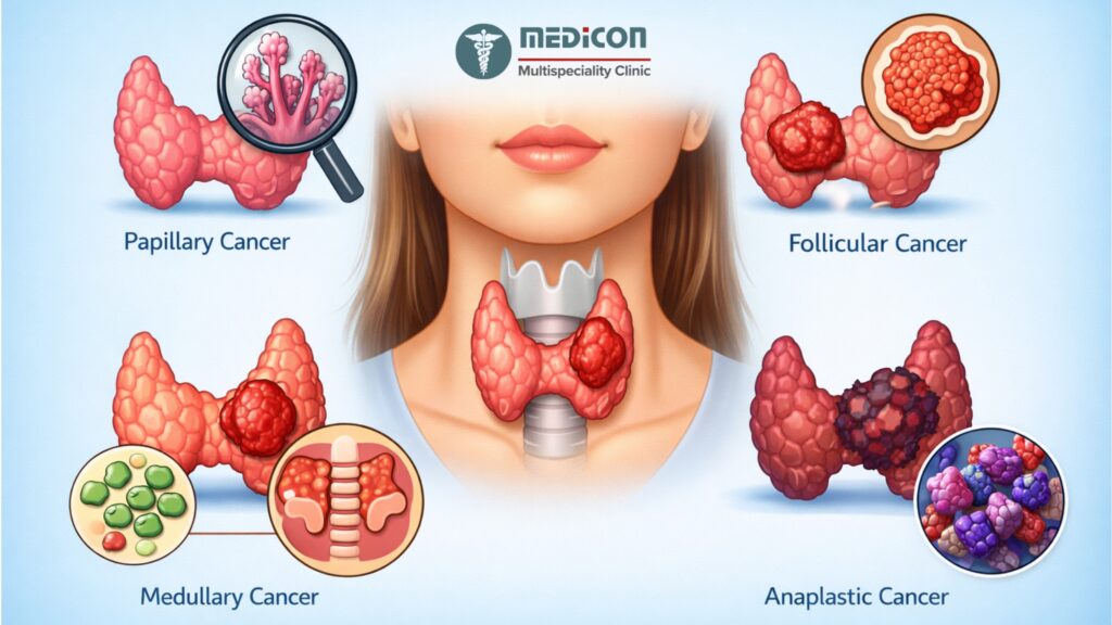 Most Common Types of Thyroid Cancer Explained Simply - Medicon